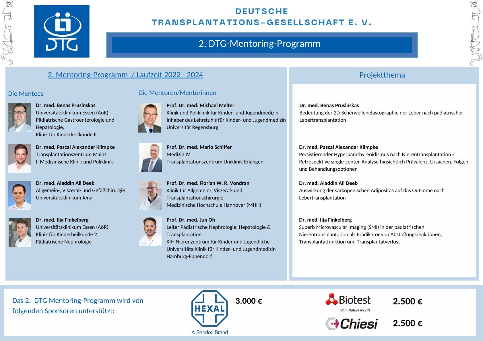 2. DTG-Mentoring-Programm